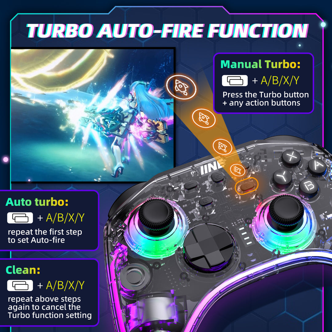 IINE Ares Transparent Wireless Controller – IINE Official Store