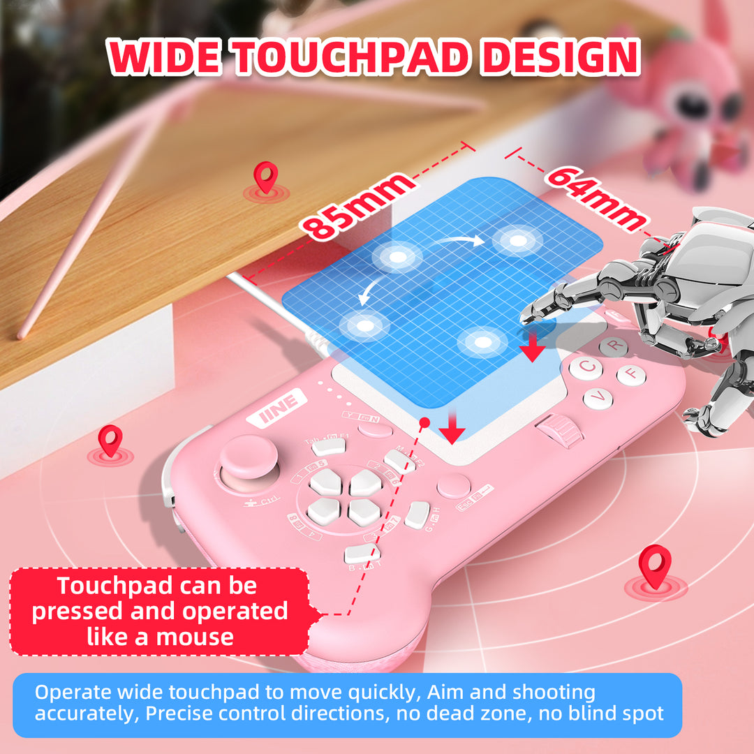 IINE Mouse-Pad Pro Controller As Keyboard and Mouse Combo Set – IINE ...