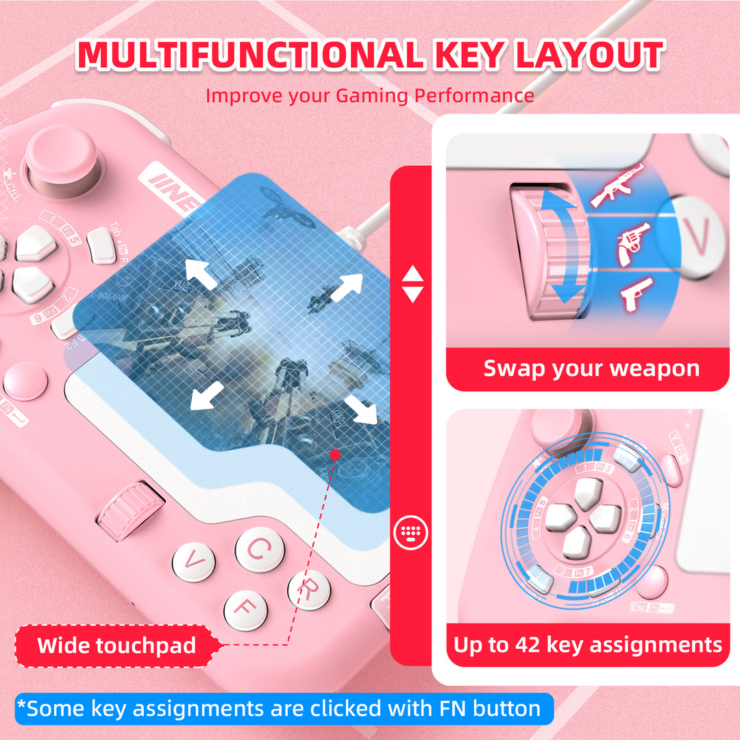 IINE Mouse-Pad Pro Controller As Keyboard and Mouse Combo Set – IINE ...